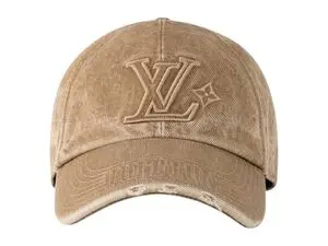 LOUIS VUITTON X Nigo Denim Washed Cap - Beige