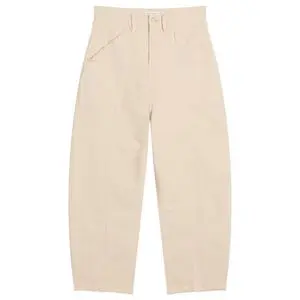 Good American Cropped Barrel Pants