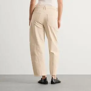 Good American Cropped Barrel Pants