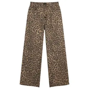 Good American Good Standard Ease Leopard Jeans