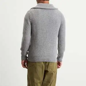 Armor Lux Half Zip Rib Knit Jumper