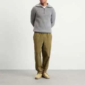 Armor Lux Half Zip Rib Knit Jumper