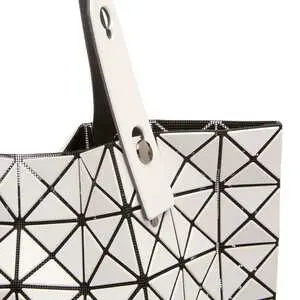 Issey Miyake Prism Matte Tote Bag Large - Light Grey