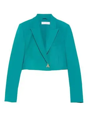Patrizia Pepe Bee-embellished Cropped Jacket