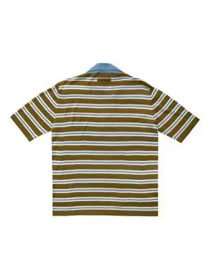 Marni Striped Polo Shirt - Green
