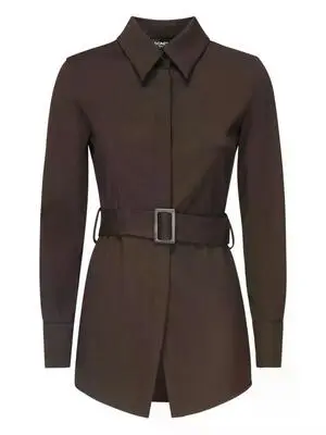 DONDUP Belted Shirt