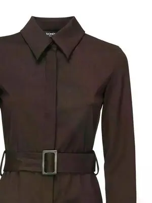 DONDUP Belted Shirt