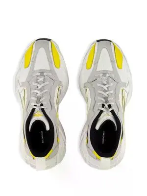 Balenciaga Leather Logo Sneakers - Grey