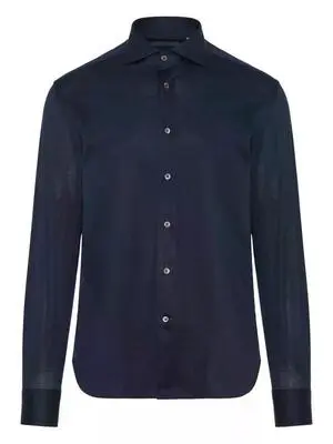 Corneliani Long-sleeved Button-fastening Shirt - Blue