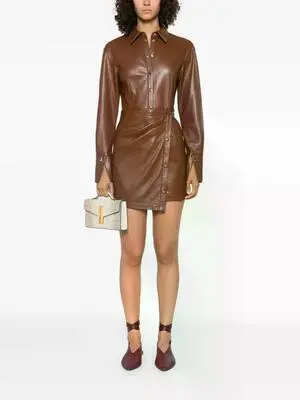 Patrizia Pepe Wrap-skirt Shirt Dress