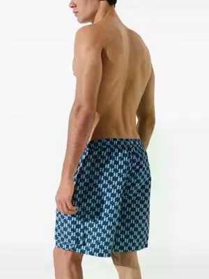 Karl Lagerfeld Monogram-pattern Swim Shorts