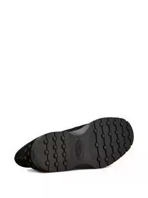 TOD'S Lace-up Suede Desert Boots - Black