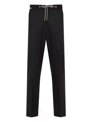 Corneliani Drawstring-cuff Trousers - Black