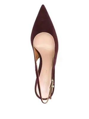 GIANVITO ROSSI 95mm Sling Suede Pumps