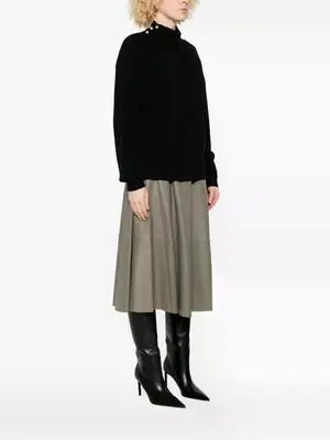 Liu Jo Pearl-embellished Sweater - Black