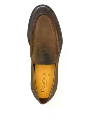 DOUCAL'S Suede Penny Loafers
