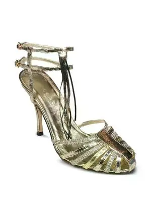 CABECEO 100mm Caged Heeled Sandals