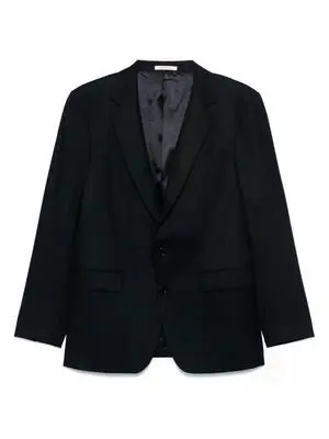 FURSAC Virgin Wool Single-breasted Blazer - Blue