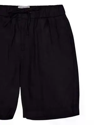 Frescobol Carioca Felipe Elastic-waist Shorts - Black