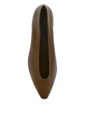 Loro Piana Pointed-toe Ballet Flats - Brown