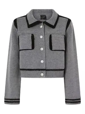 Pinko Wool Buttoned Cardigan