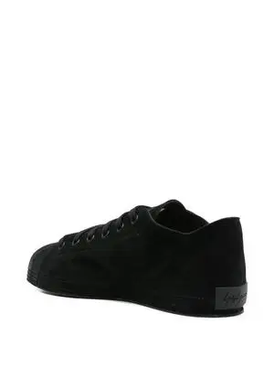 Y3 Suede Shell-toe Sneakers - Black