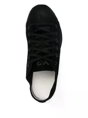 Y3 Suede Shell-toe Sneakers - Black