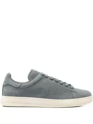 TOM FORD Perforated Suede Sneakers - Blue