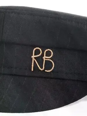 Ruslan Baginskiy Embroidered Pinstriped Sailor Cap