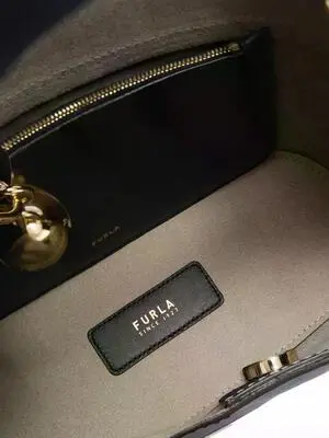 Furla Sfera Chain-detail Bucket Bag - Blue