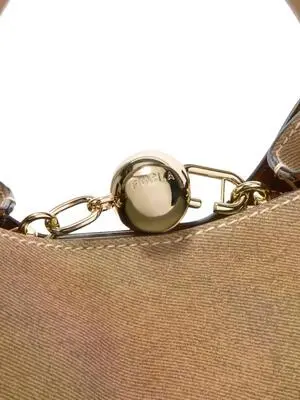 Furla Sfera Leather Bucket Bag - Brown