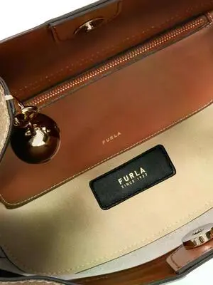 Furla Sfera Leather Bucket Bag - Brown