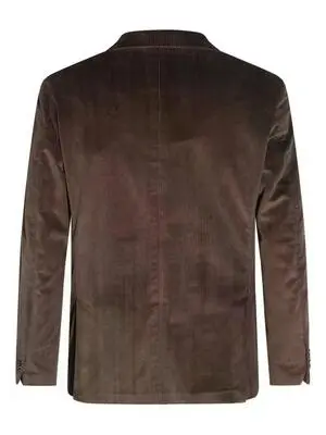 LARDINI Corduroy Two-button Blazer