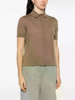 Max Mara Button-front Short-sleeve Shirt