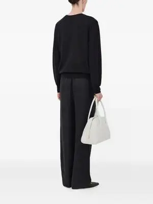 Loulou De Saison Julio V-neck Cashmere Sweater - Black