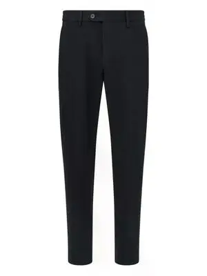 Boggi Milano Trousers With Logo Tag