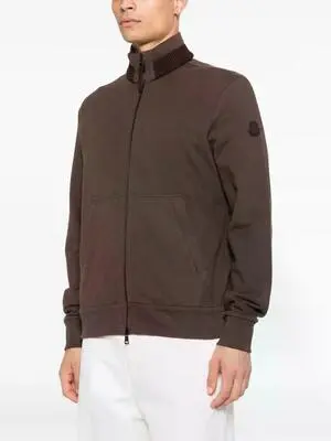 Moncler Zip-up Ribbed-collar Cardigan