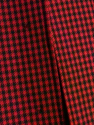 Balenciaga Houndstooth Belted Coat