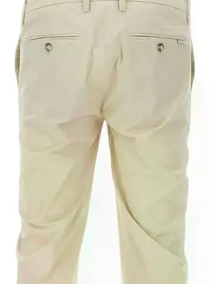RE-HASH Cuffed Trousers With Welt Pockets - Neutrals
