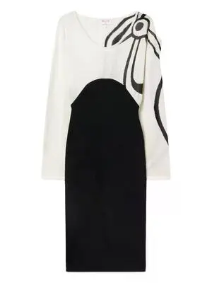 Emilio Pucci Abstract-print Knit Dress - Black