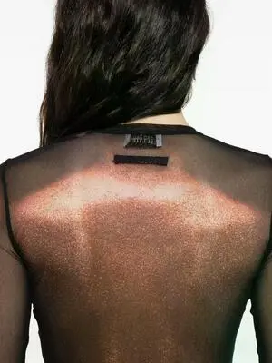 JEAN PAUL GAULTIER Body-print Top - Black