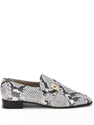 FERRAGAMO Hug Buckle Loafers - Neutrals