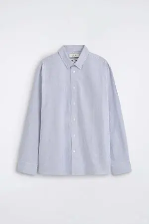 Cos Cotton Oxford Shirt - Blue