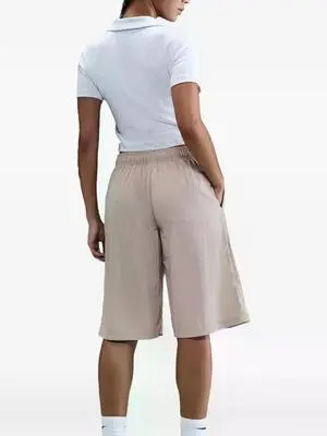 Nike Swoosh-embroidered Elastic-waist Shorts