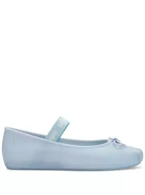 Melissa Bow-detail Ballet Flats