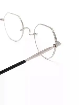 Matsuda M3144 Octagonal-frame Metal Glasses - Silver