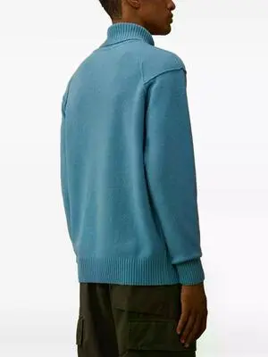 C.P. COMPANY Roll-neck Patch-pocket Jumper