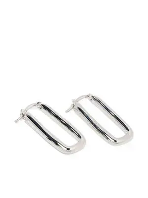 JIL SANDER Rectangle-frame Earrings