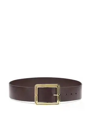 Etro Square-buckle Leather Belt - Brown