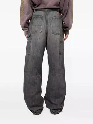 KAMIYA Distressed Five-pocket Jeans
